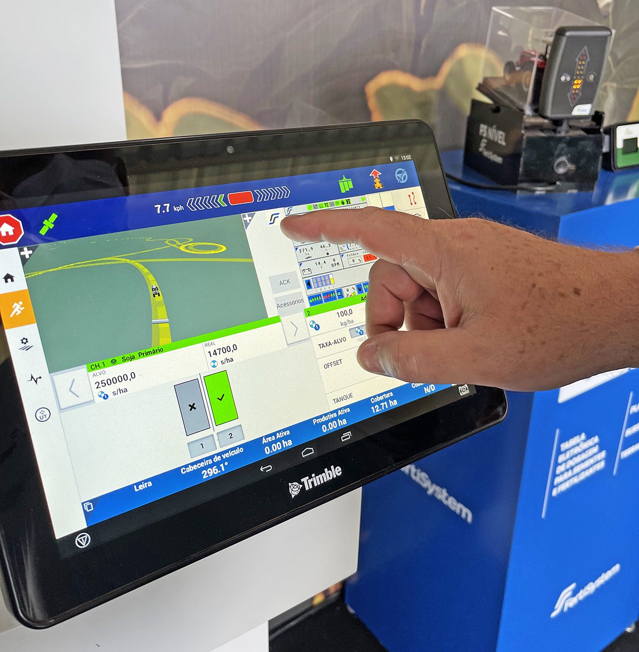 Sistema inteligente para plantio da Fertisystem é destaque na AgroBrasília